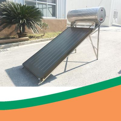 China OEM 150L Flat Type Solar Collector Evacuated Tube Solar Thermal System for sale