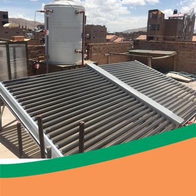 China Sun Energy 5000L SUS304 Solar Water Heater Project for Hotel with 58mm Vacuum Tubes for sale