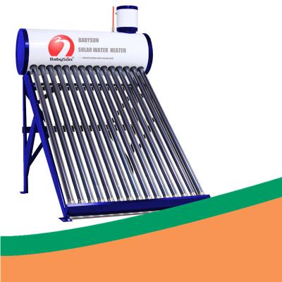 China 100L Thermosiphon Low Pressure Galvanized Steel Solar Water Heater Non Welding 58mm 1800mm for sale