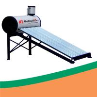 China Galvanized Steel Low Pressure Solar Geyser With Assistant Tank for sale