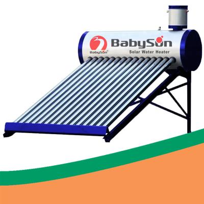 China Copper Coil Pre Heated Tube 200L Solar Water Heating System SUS316 for sale
