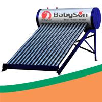 China 240L Rooftop Vacuum Tube Solar Water Heater Non Welding 58mm 1800mm for sale