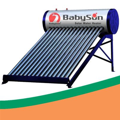China 240L Rooftop Vacuum Tube Solar Water Heater Non Welding 58mm 1800mm for sale