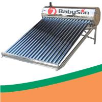 China Dia 460mm 150L Stainless Steel Solar Water Heater No Pressure 58mm Vacuum Tube for sale