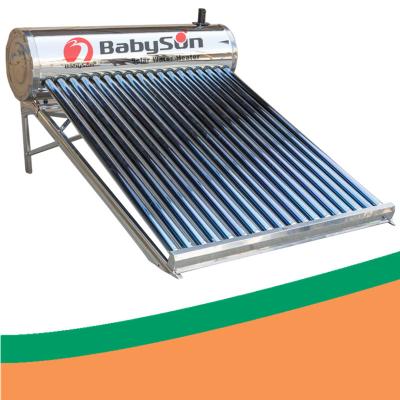 China INMETRO Homemade Integrative Solar Water Heater 180L 58mm x 1800mm 18 Tubes for sale