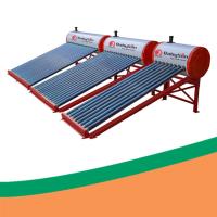 China INMETRO Color Steel Domestic Solar Water Heater SUS304 300L Capacity 58mm Vacuum Tube for sale
