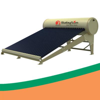China PPR Inner Tank Solar Water Heater 58mm 1800mm Vacuum Tube 100L 200L Stainless Steel for sale