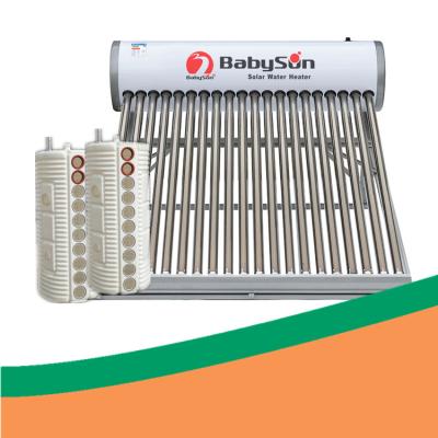 China PPR Inner Tank Solar Water Heater Food Grade SUS304 58mm 1800mm 10-50 Tubes for sale