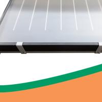China Alu Alloy Bracket Flat Plate Solar Water Heater 45 Degree Bracket Angle for sale