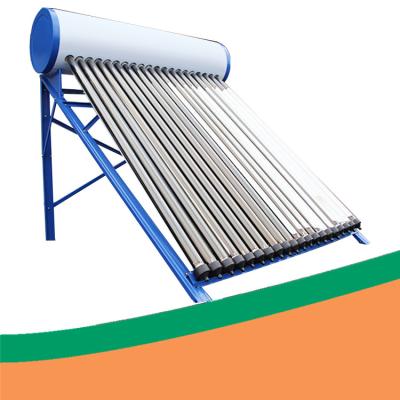 China SUS316 Non Pressure Solar Water Heater 120L Galvanized Steel Vacuum Tube for sale