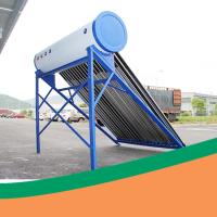 China SUS316 Non Pressure Solar Water Heater 120L Galvanized Steel Vacuum Tube for sale
