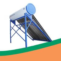 China SUS316 Non Pressure Solar Water Heater 120L Galvanized Steel Vacuum Tube for sale
