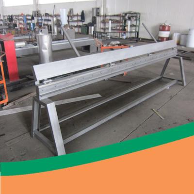 China Manual Solar Water Heater Tenon Bending Machine 0.5mm Thickness 3000mm Length for sale