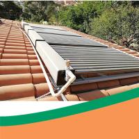 China Galvanized Steel Bracket Solar Water Heater 27 Degree 500L-5000L for Swimming Pool for sale