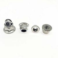 China DIN6926 Stainless Carbon Steel Flange Nuts A2.70 Nylon Insert Hex Flange Lock Nut for sale