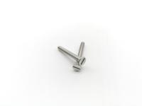 China 304 Stainless Steel Machine Screws ISO2009 Slotted Flat Head Machine Screw for sale