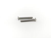 China 304 Stainless Steel Machine Screws ISO2009 Slotted Flat Head Machine Screw for sale