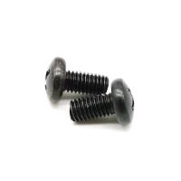 China Small 18-8 Stainless Steel Machine Screws Black Zinc Phillips Round Head Machine Screw for sale