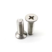 China 316 Stainless Steel Countersunk Phillips Machine Screws A4-70 DIN 965 Screw for sale