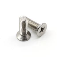 China 316 Stainless Steel Countersunk Phillips Machine Screws A4-70 DIN 965 Screw for sale