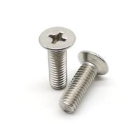 China 316 Stainless Steel Countersunk Phillips Machine Screws A4-70 DIN 965 Screw for sale