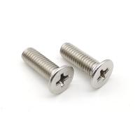 China 316 Stainless Steel Countersunk Phillips Machine Screws A4-70 DIN 965 Screw for sale