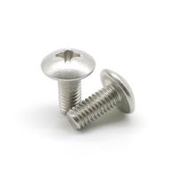 China JIS B1111 Stainless Steel Machine Screws 316L Cross Recessed Drive Mushroom Head for sale