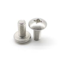 China JIS B1111 Stainless Steel Machine Screws 316L Cross Recessed Drive Mushroom Head for sale