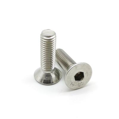 China A4.80 DIN 7991 Hexagon Socket Countersunk Head Screws Hex Flat Head Cap Screw for sale