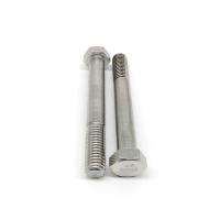China ISO 4014 Wind Energy Fasteners SS316 Hex Head Cap Screws Partially Threaded Bolt for sale