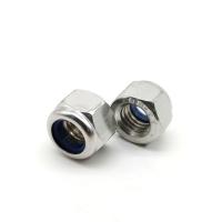 China A4 80 Wind Energy Fasteners Metric Hex Lock Nuts Nylon Insert ISO 7040 for sale
