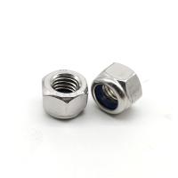 China A4 80 Wind Energy Fasteners Metric Hex Lock Nuts Nylon Insert ISO 7040 for sale