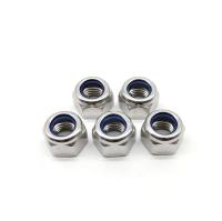 China A4 80 Wind Energy Fasteners Metric Hex Lock Nuts Nylon Insert ISO 7040 for sale