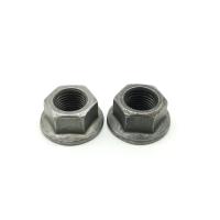 China ISO 4161 Self Color Hex Flange Nut M10 Coarse Full Thread C45 for sale
