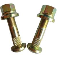 China M12 Automotive Fastener Fine Grade 10.9 12.9 Yellow Zinc Thread Wheel Bolts for sale