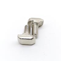 China Grade 4.8 Solar Panel Fasteners Nickel Coating Hammer Head T Bolt DIN 186 for sale