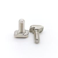 China Grade 4.8 Solar Panel Fasteners Nickel Coating Hammer Head T Bolt DIN 186 for sale