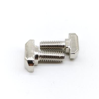 China Grade 4.8 Solar Panel Fasteners Nickel Coating Hammer Head T Bolt DIN 186 for sale