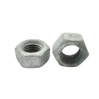 China Carbon Steel Solar Panel Fasteners Gr.8 HDG Hexagon Nut Iso 4032 M8M10M12 for sale