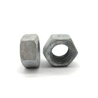 China Carbon Steel Solar Panel Fasteners Gr.8 HDG Hexagon Nut Iso 4032 M8M10M12 for sale