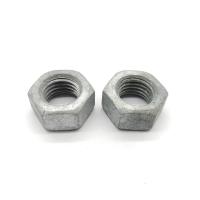 China Carbon Steel Solar Panel Fasteners Gr.8 HDG Hexagon Nut Iso 4032 M8M10M12 for sale