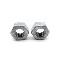 China Steel Class 8 Solar Panel Fasteners HDG DIN 934 Hex Nut M16M20M24 for sale
