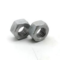 China Steel Class 8 Solar Panel Fasteners HDG DIN 934 Hex Nut M16M20M24 for sale