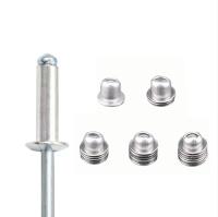 China ISO15977 Rivets And Pins RVT AL ST Zinc Plating Open End Blind Rivet for sale