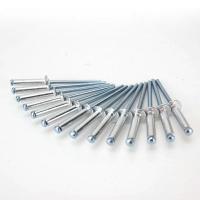 China ISO15977 Rivets And Pins RVT AL ST Zinc Plating Open End Blind Rivet for sale