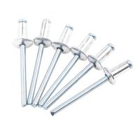 China ISO15977 Rivets And Pins RVT AL ST Zinc Plating Open End Blind Rivet for sale