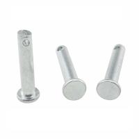 China Zinc Plated Metal Steel Clevis Rivets And Pins 4.8 Flat Head 3-60mm for sale