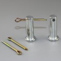 China Zinc Plated Metal Steel Clevis Rivets And Pins 4.8 Flat Head 3-60mm for sale