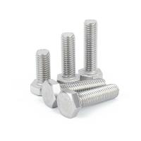 China 18-8 Stainless Steel Hex Head Bolts Metal 250mm Hex Head Screws for sale