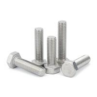 China 18-8 Stainless Steel Hex Head Bolts Metal 250mm Hex Head Screws for sale